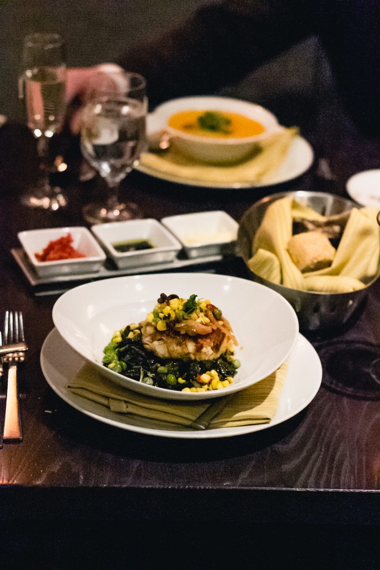 dining in fancy pajamas at Jardenea - District of Chic