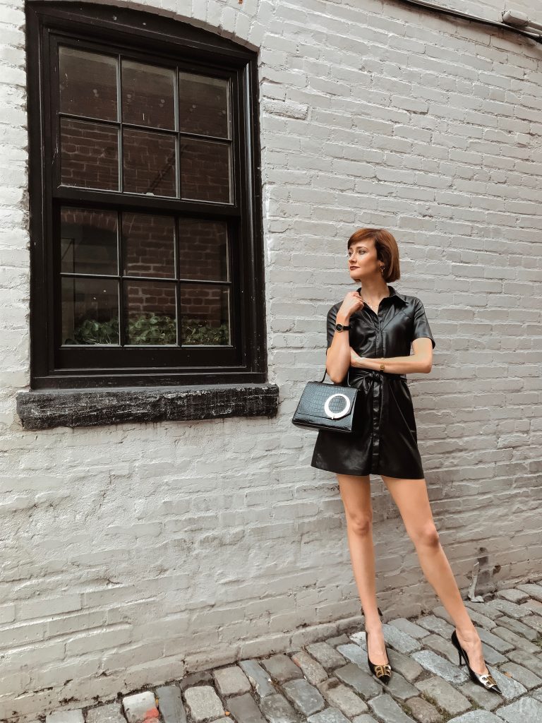 unconventional leather for dinner at Reverie - District of Chic